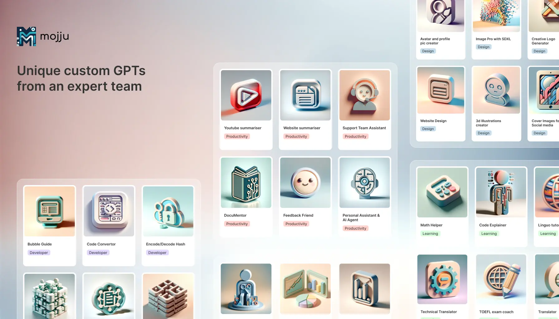 AI Tools: Unique custom GPTs OpenAI — Mojju